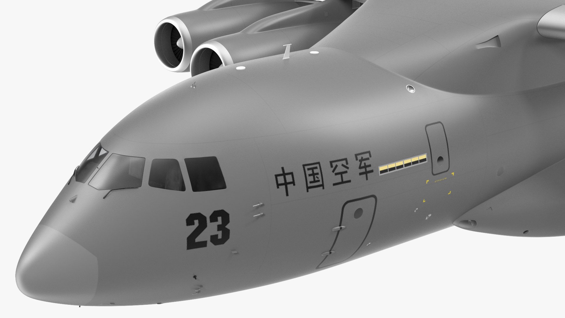 Xian Y20 Transport Aircraft Flight 3D - TurboSquid 1719485