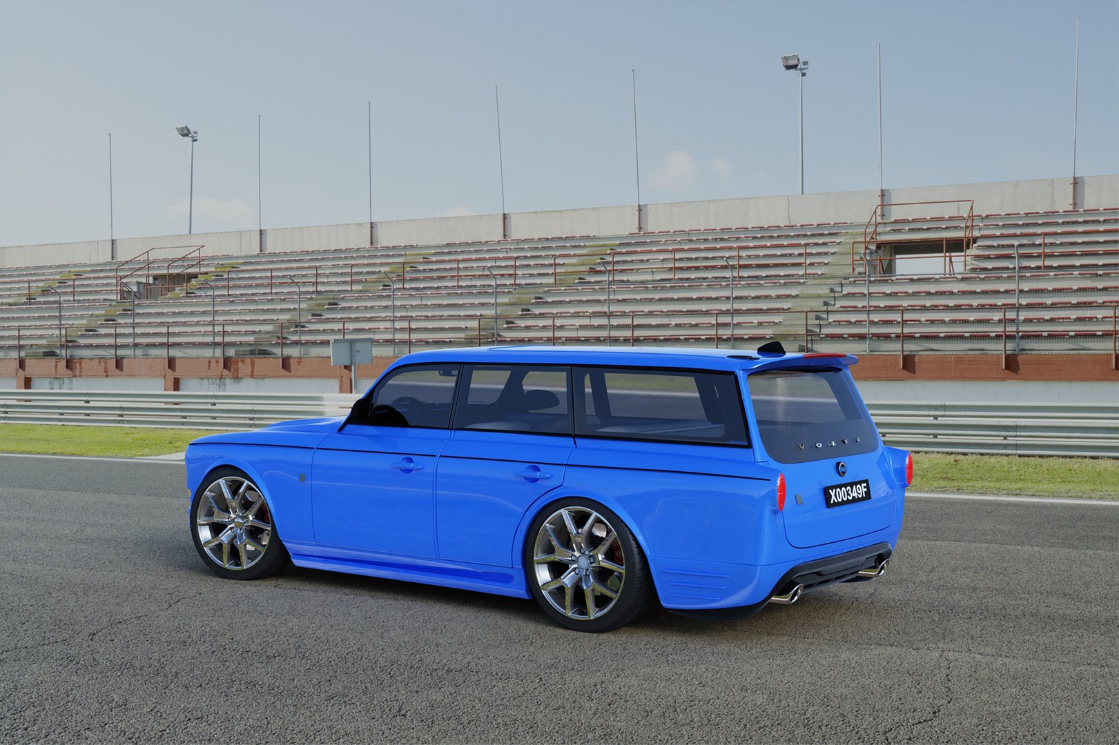 3D Model Volvo Amazon Custom Wagon - TurboSquid 1973264