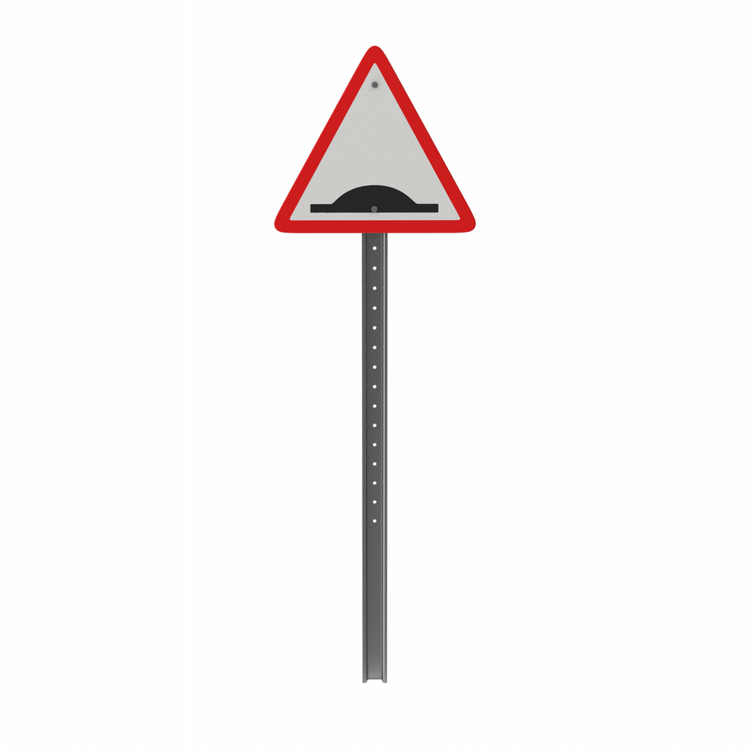 3D Model Hump Road Sign - TurboSquid 2041136