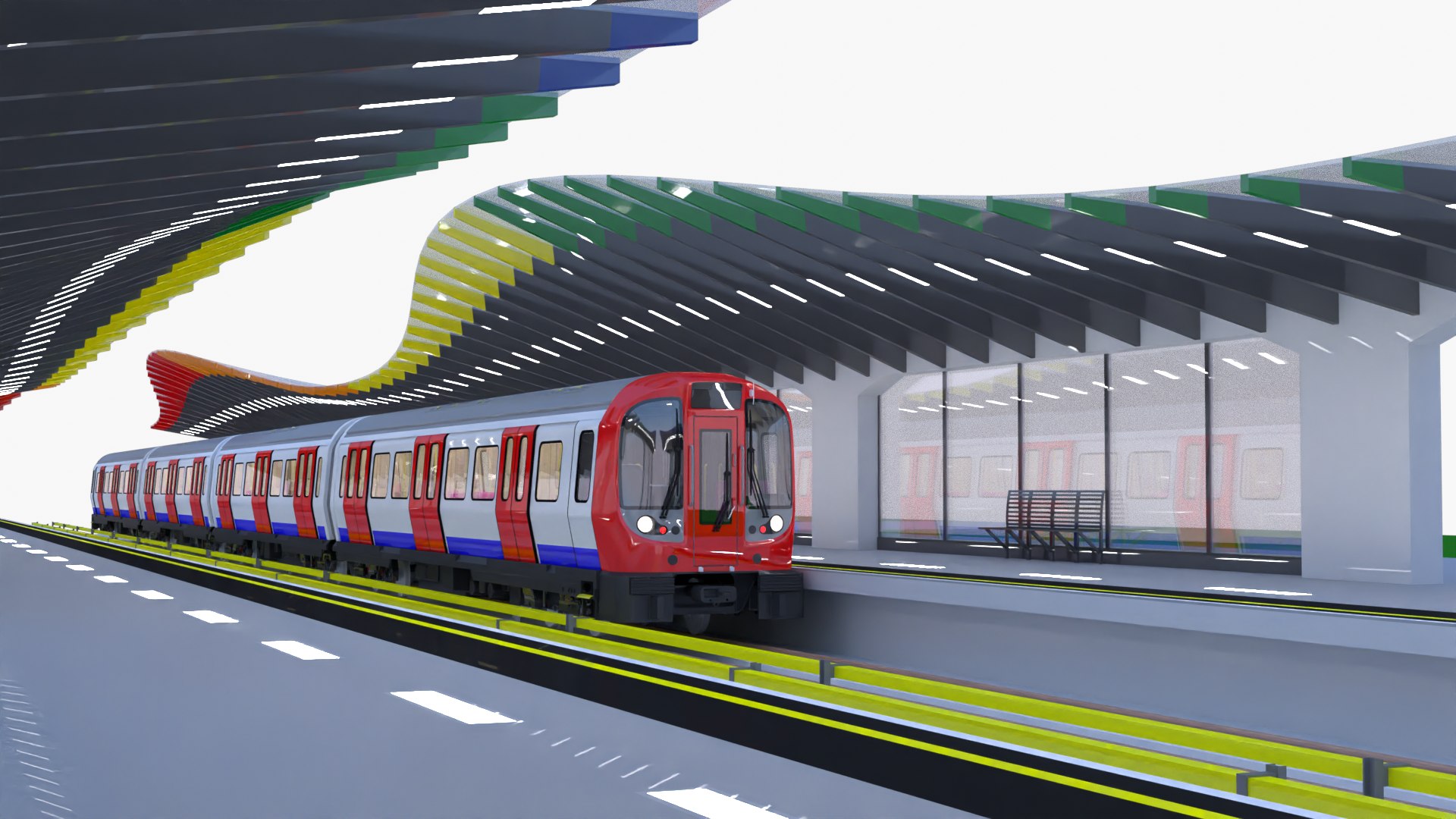 3D Model London Metro Stations - TurboSquid 2187846