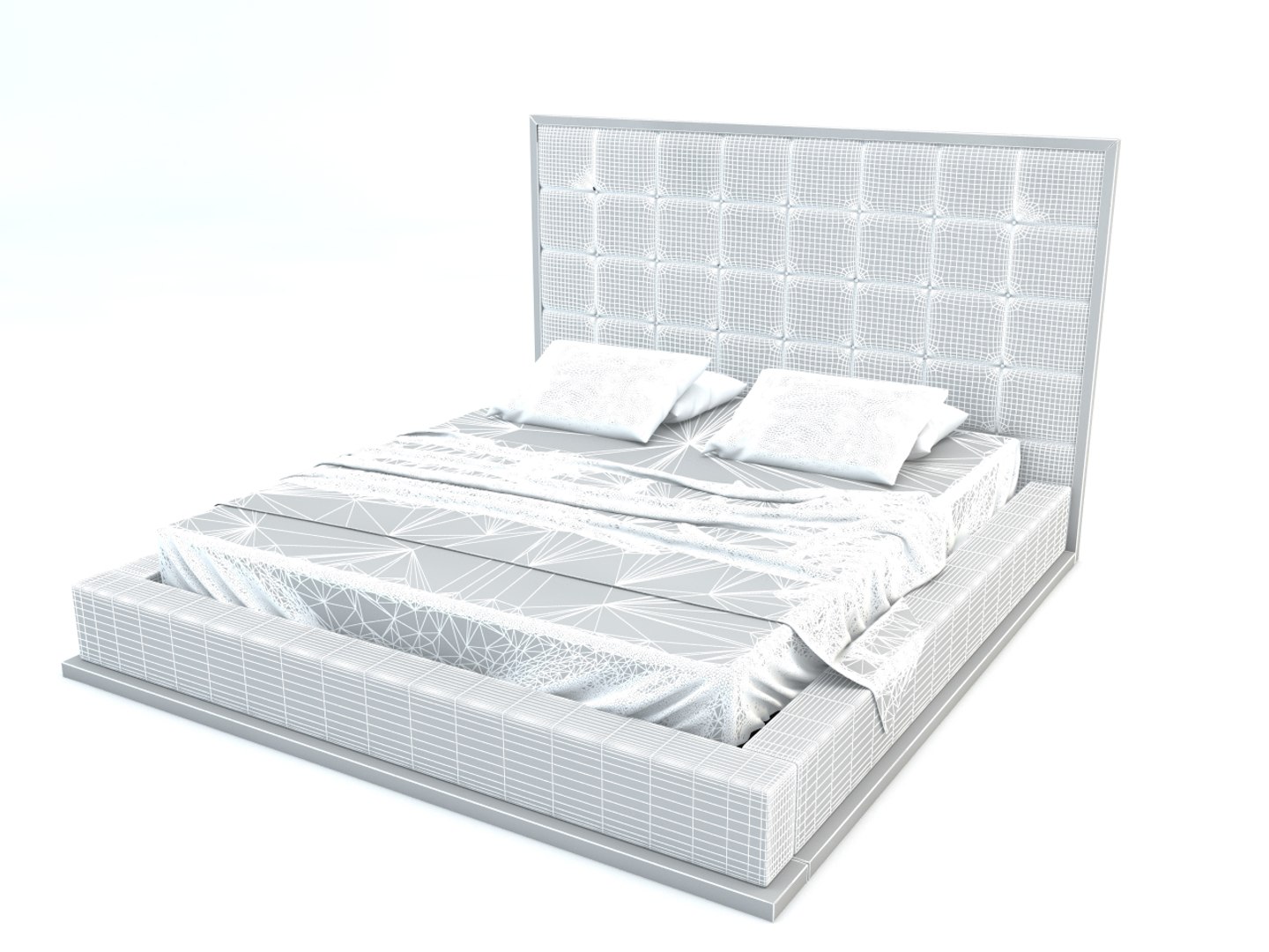 3d Model Modloft Ludlow Bed Loft