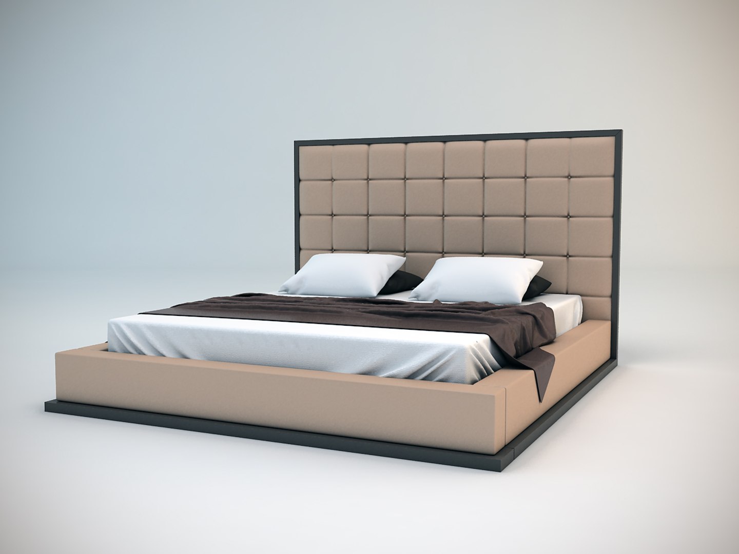 3d Model Modloft Ludlow Bed Loft