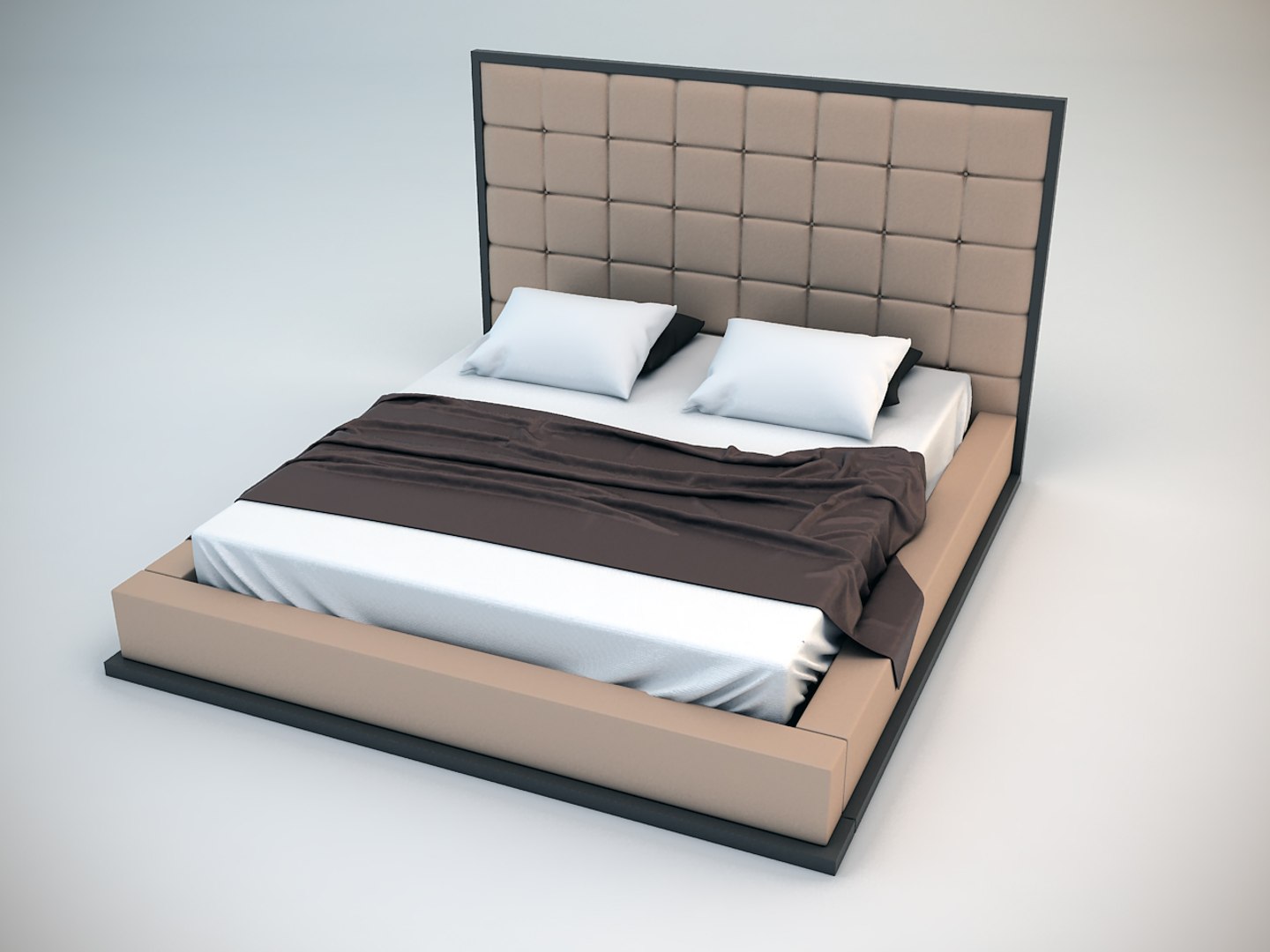3d Model Modloft Ludlow Bed Loft
