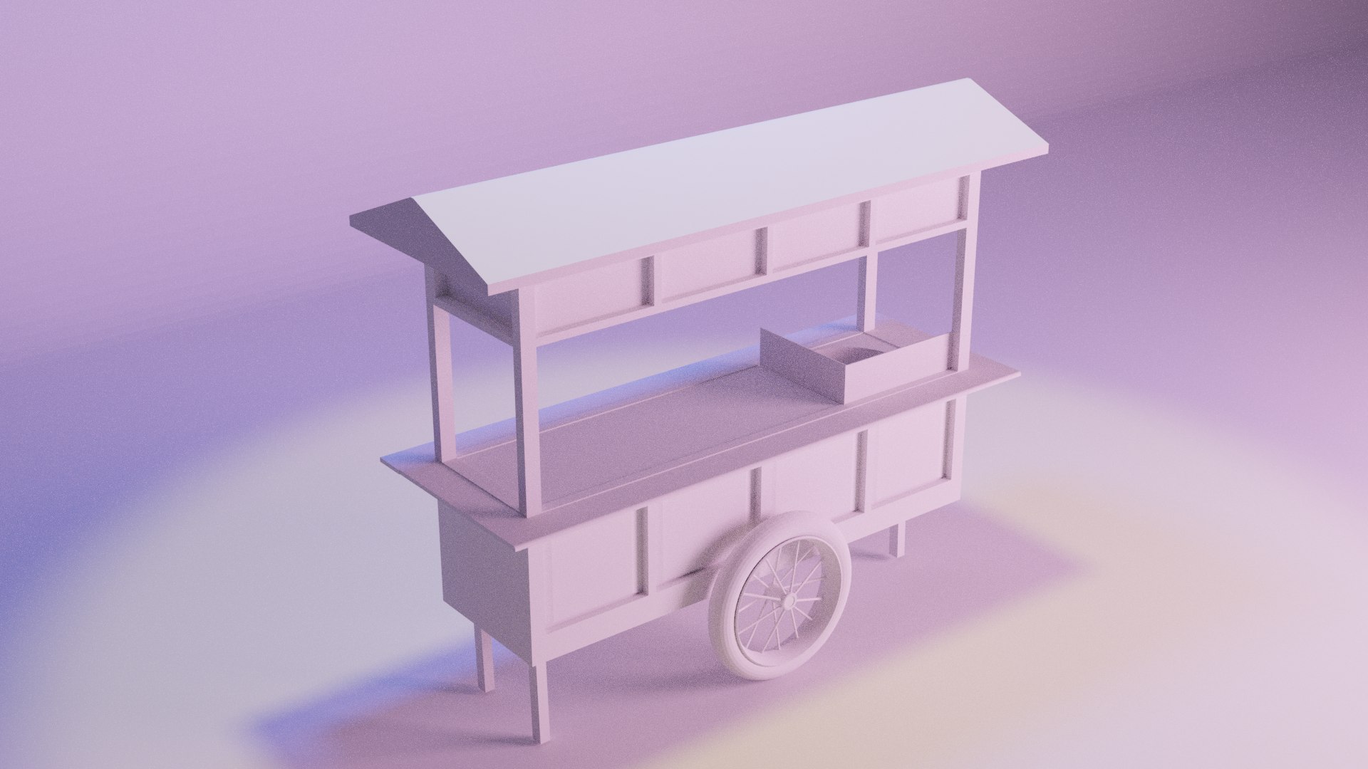 3D Cart Gerobak Indonesian - TurboSquid 1748539