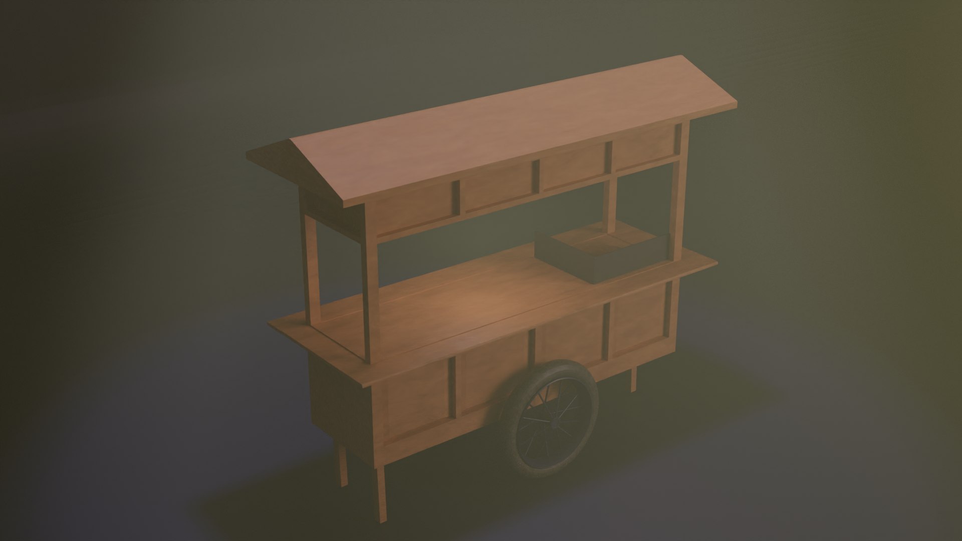 3D Cart Gerobak Indonesian - TurboSquid 1748539