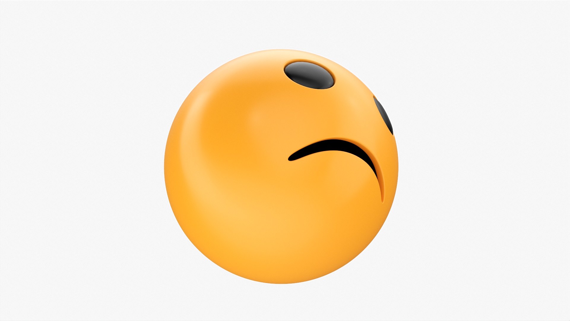 Emoji 063 Worried 3D - TurboSquid 1817973