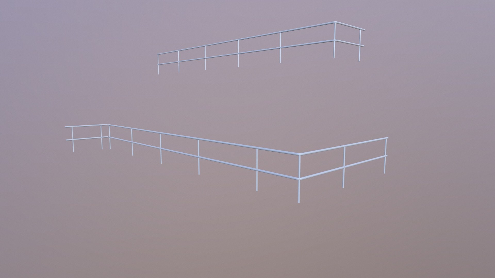 Railing 3D Model - TurboSquid 2290353