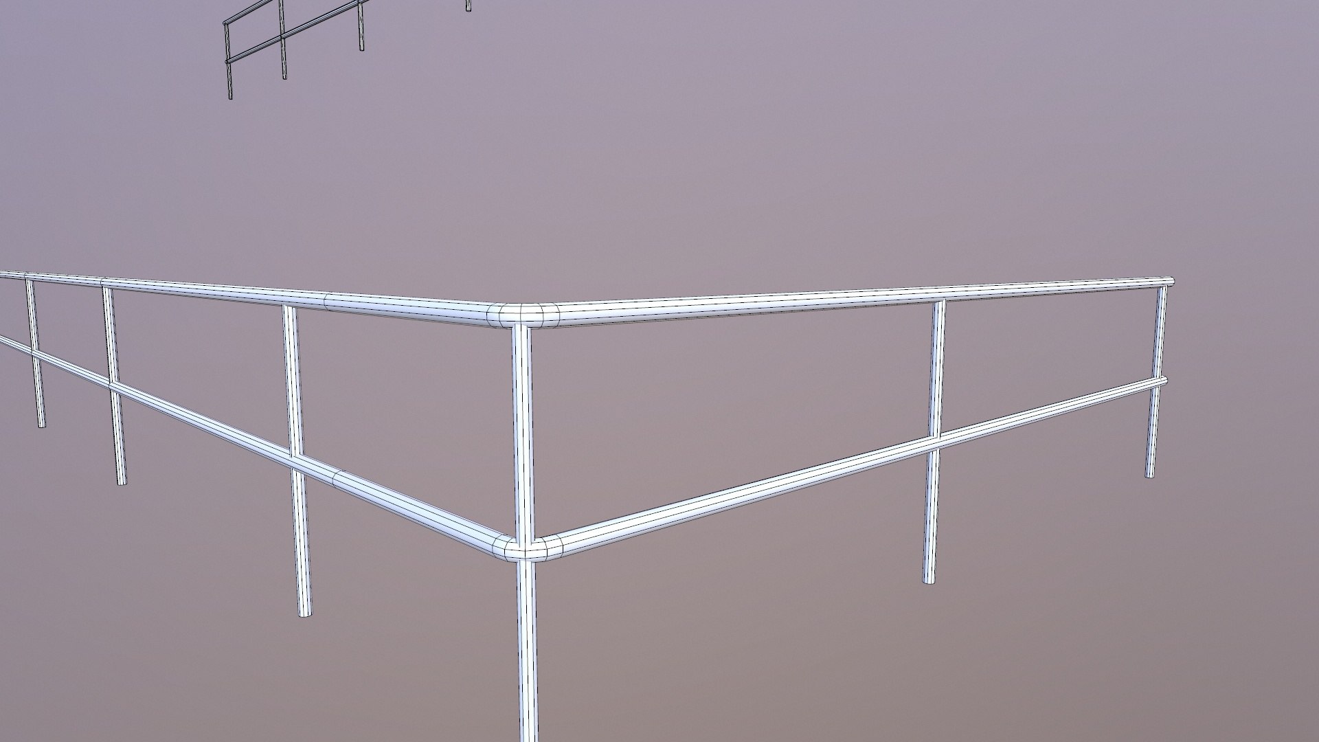 Railing 3D Model - TurboSquid 2290353
