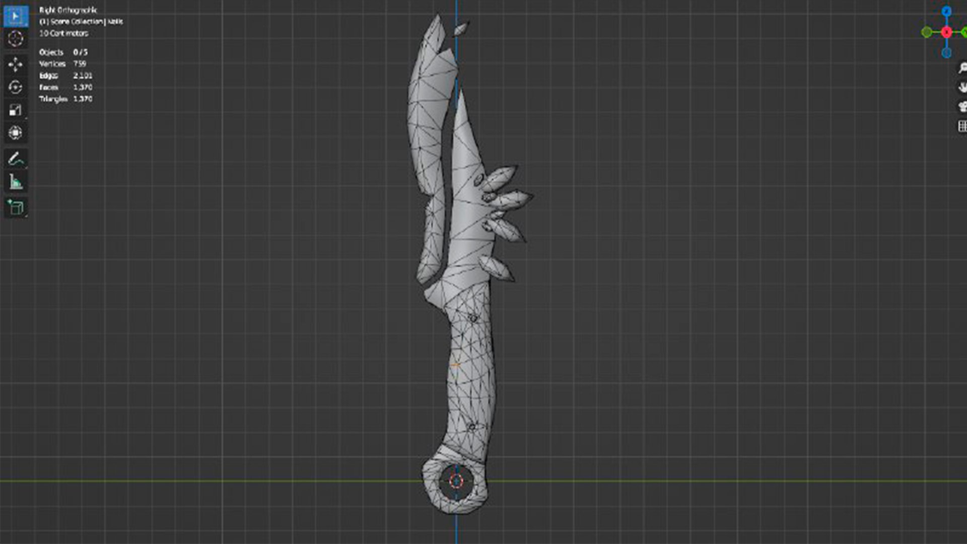 Magic Crystal Dagger 3D Model - TurboSquid 2051648