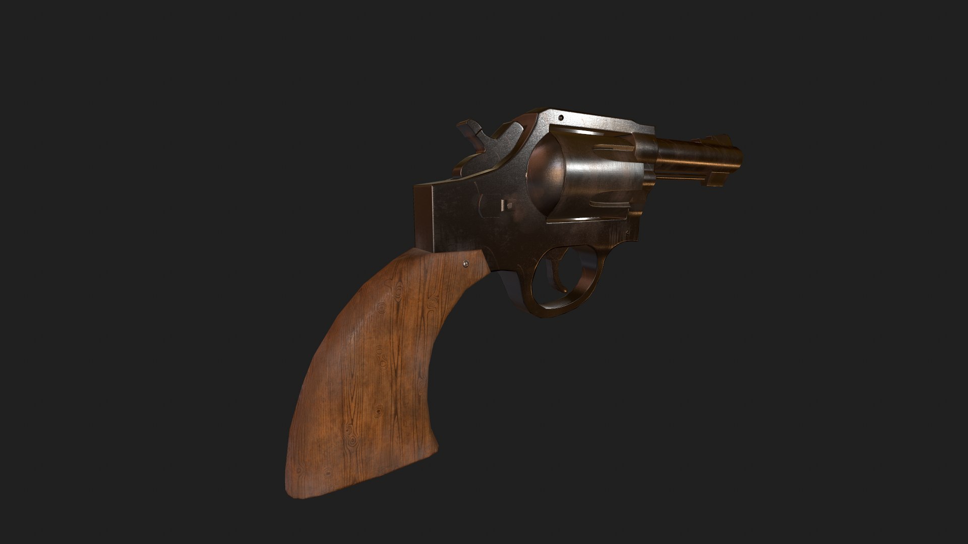 Revolver 3D Model - TurboSquid 1841592