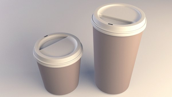 coffee cup away 3d dxf