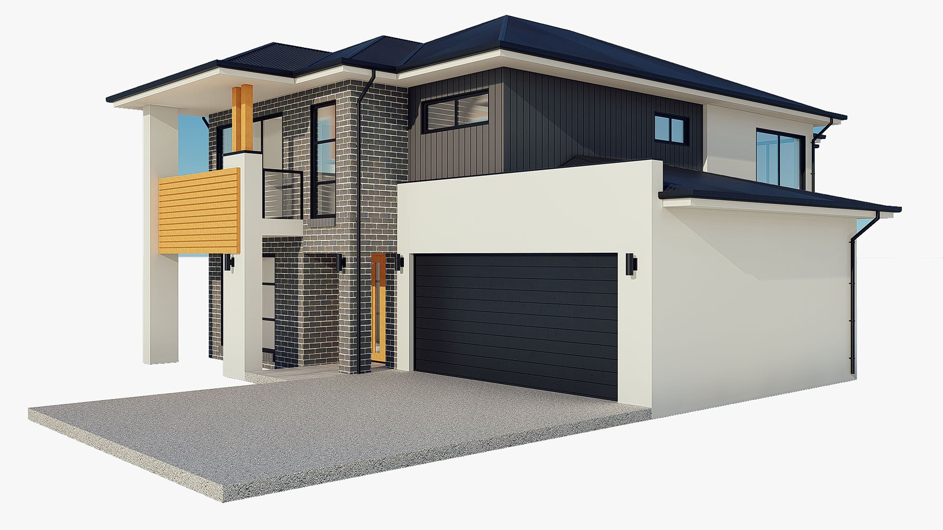 Storey House 1 3D Model - TurboSquid 1597042