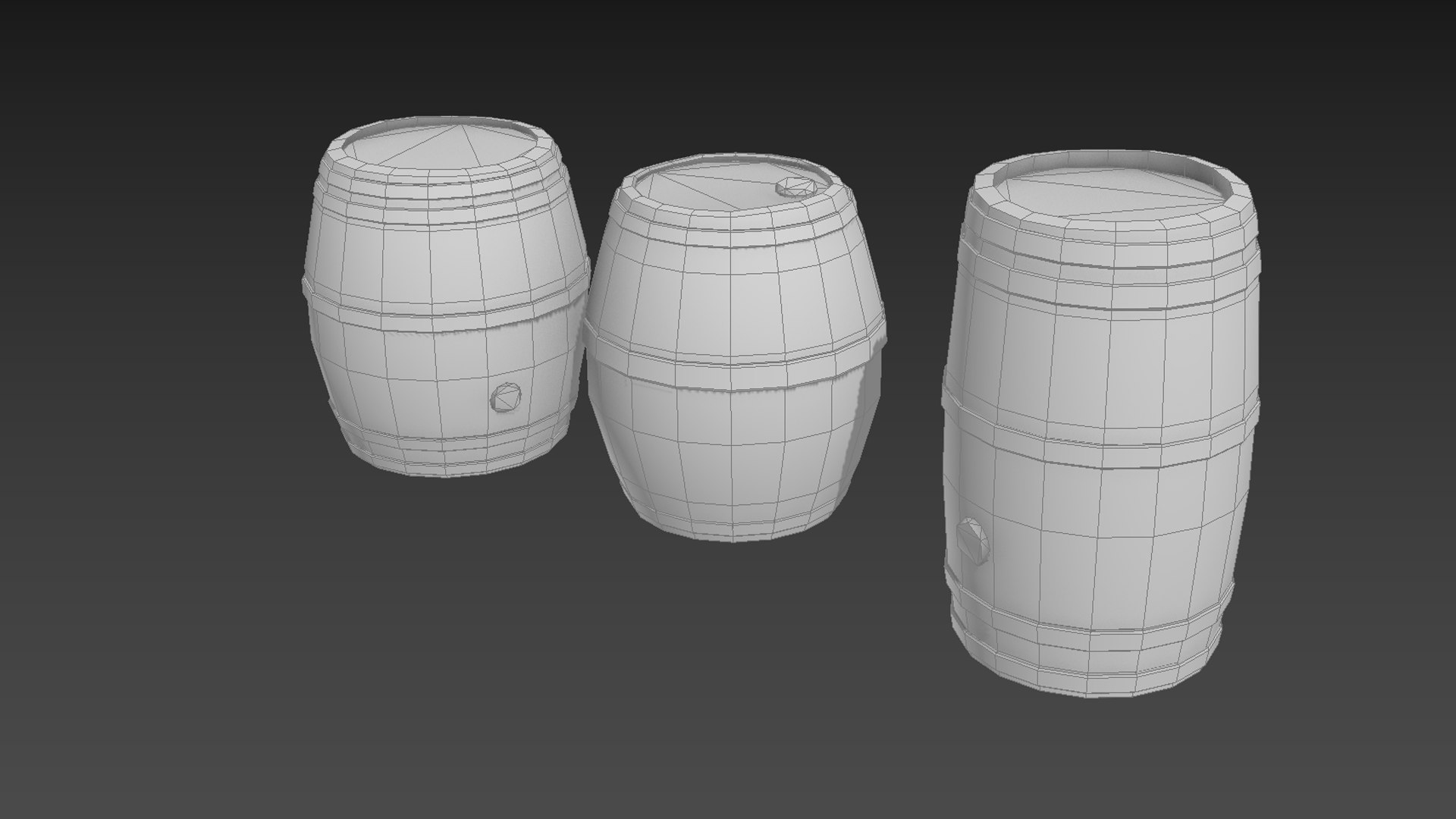 3D Barrels Model - TurboSquid 2133901