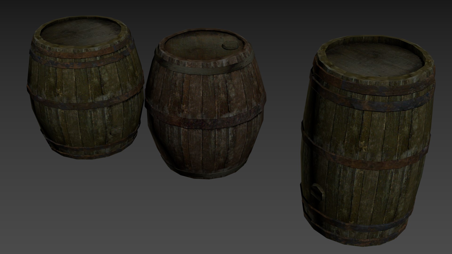 3D Barrels Model - TurboSquid 2133901