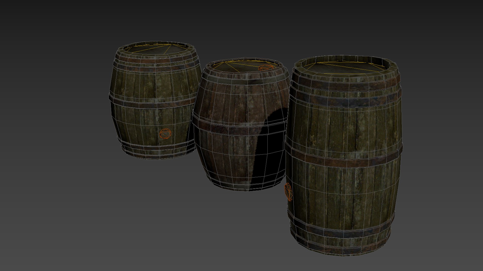 3D Barrels Model - TurboSquid 2133901