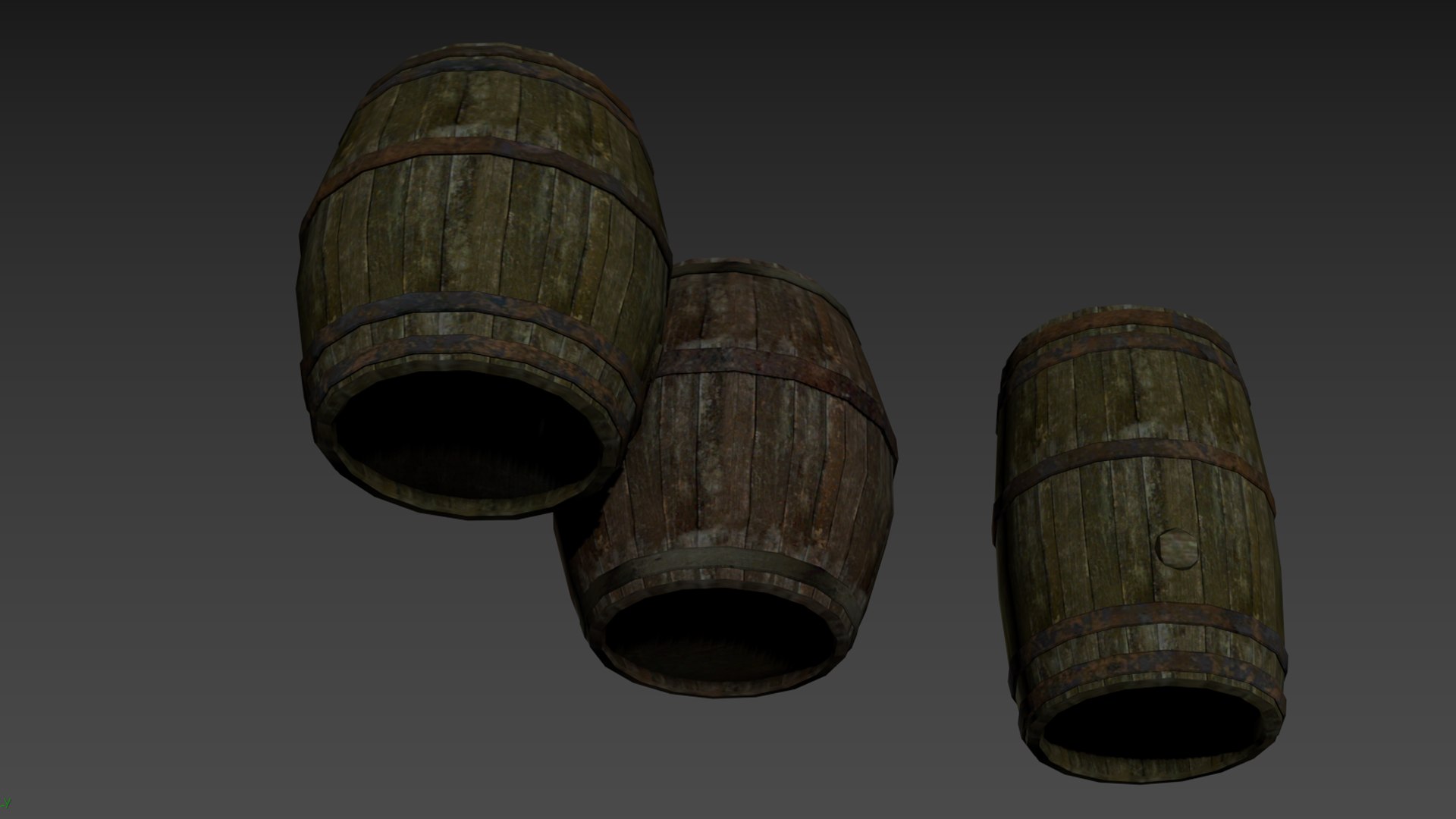 3D Barrels Model - TurboSquid 2133901