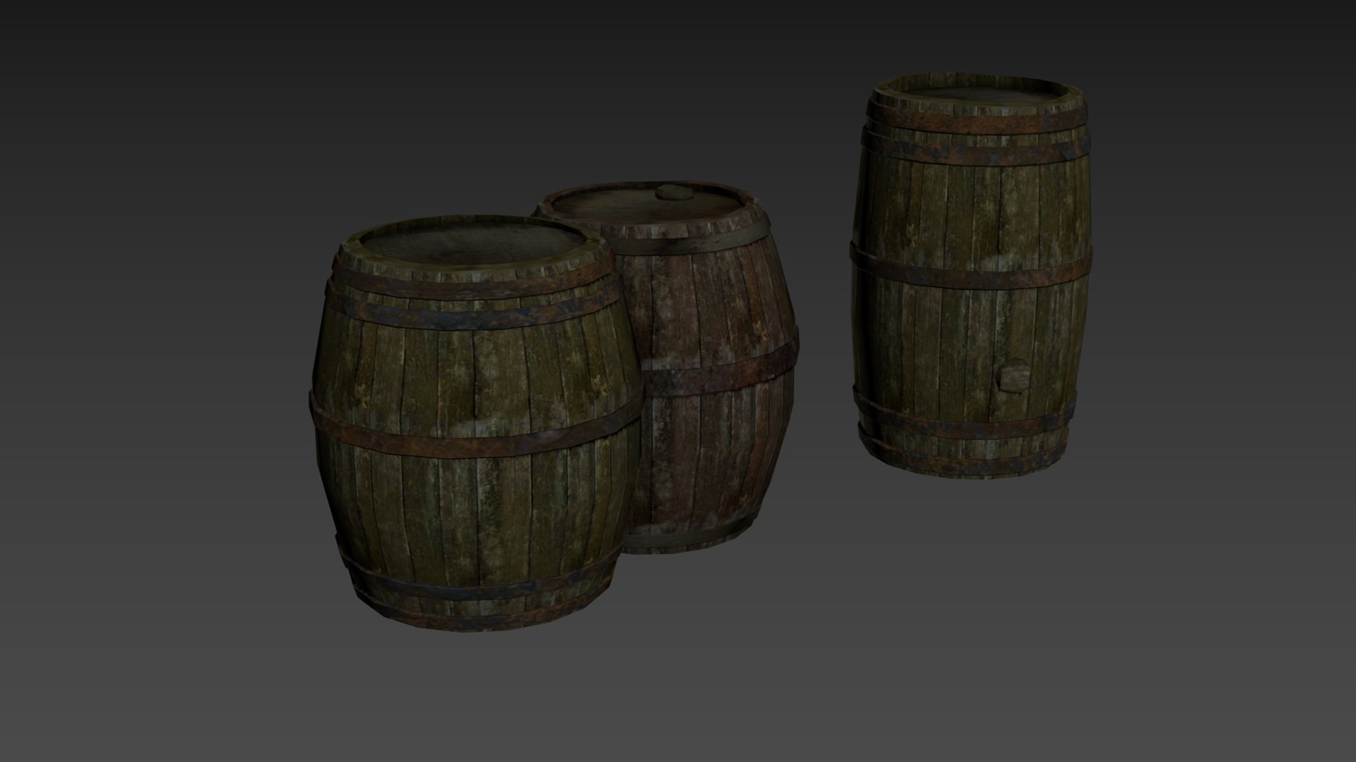 3D Barrels Model - TurboSquid 2133901