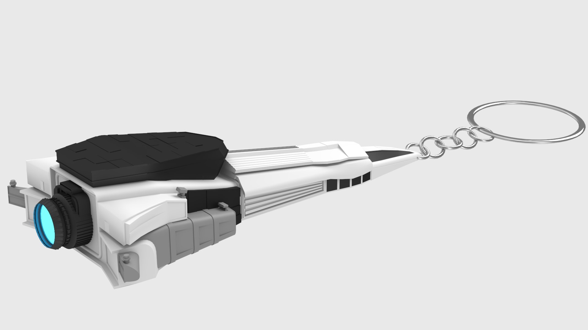 3D Model Space Ship V2 Keychain - TurboSquid 2402800