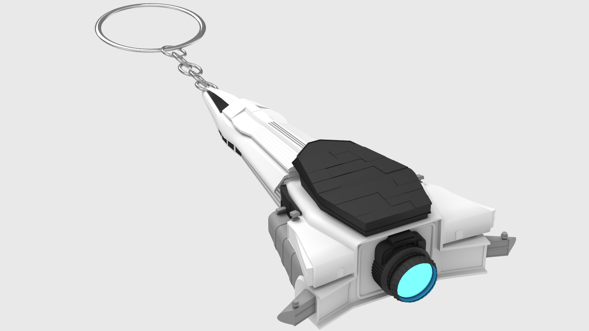 3D Model Space Ship V2 Keychain - TurboSquid 2402800