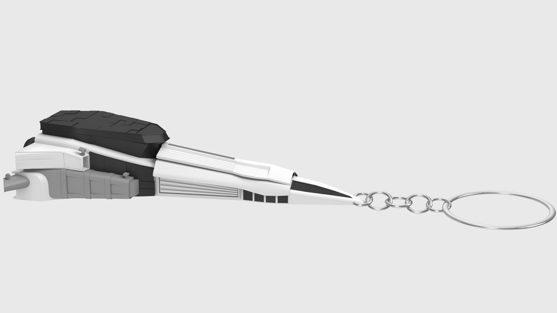 3D Model Space Ship V2 Keychain - TurboSquid 2402800