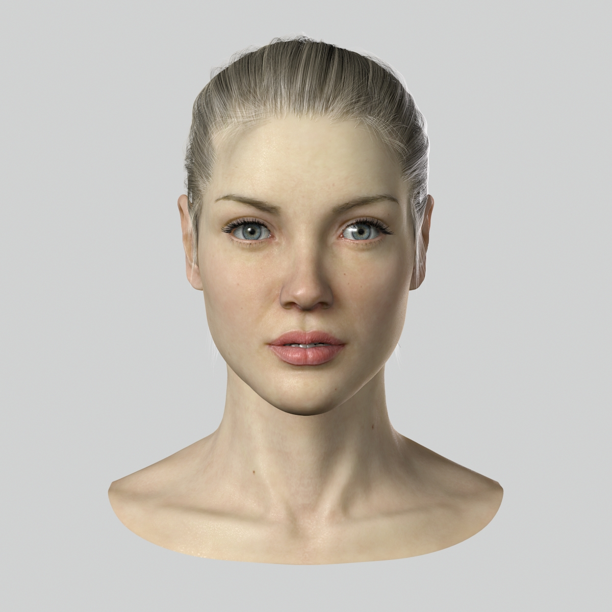 female head 3d max