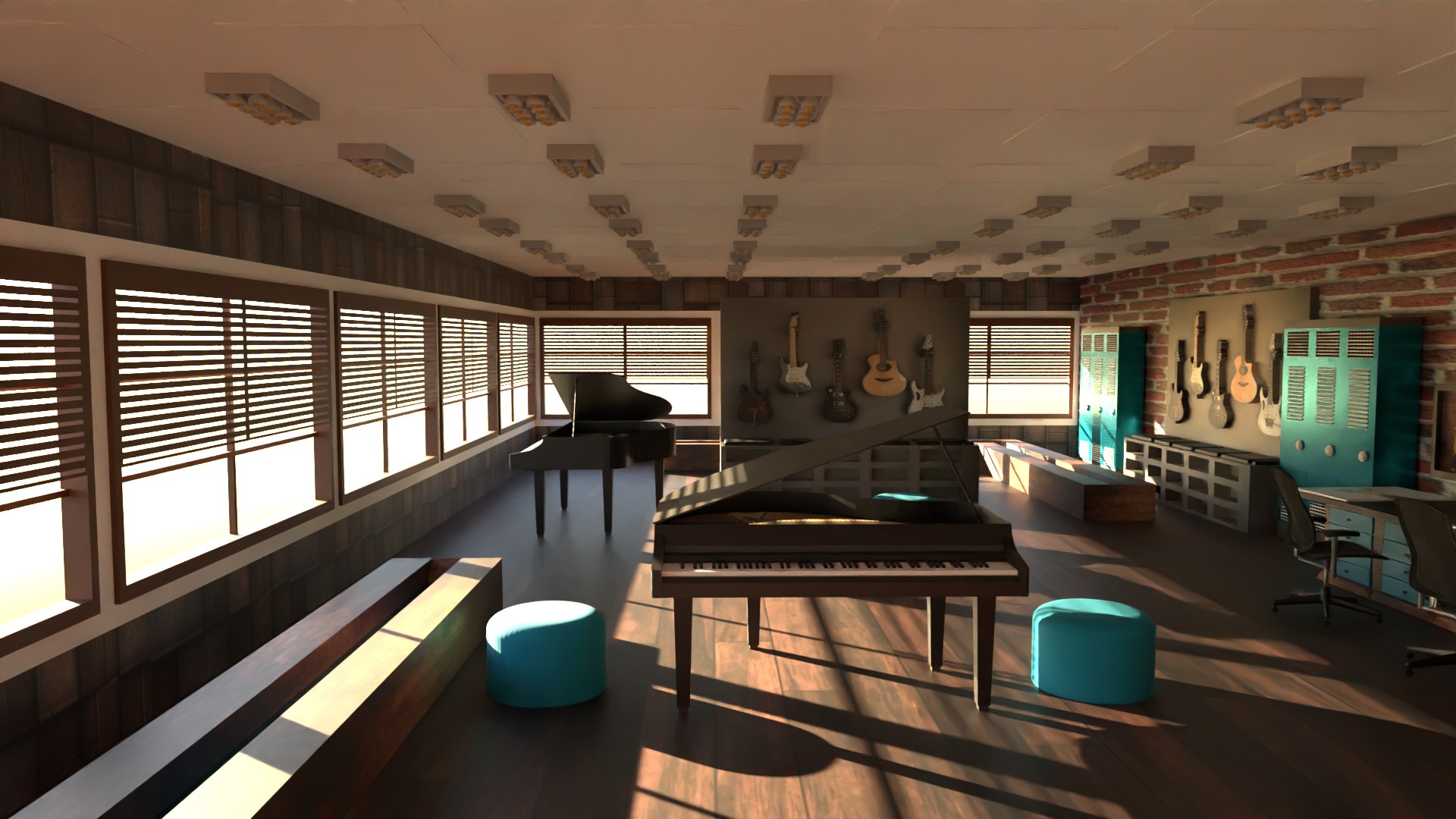 Music Workshop 3D - TurboSquid 2179934