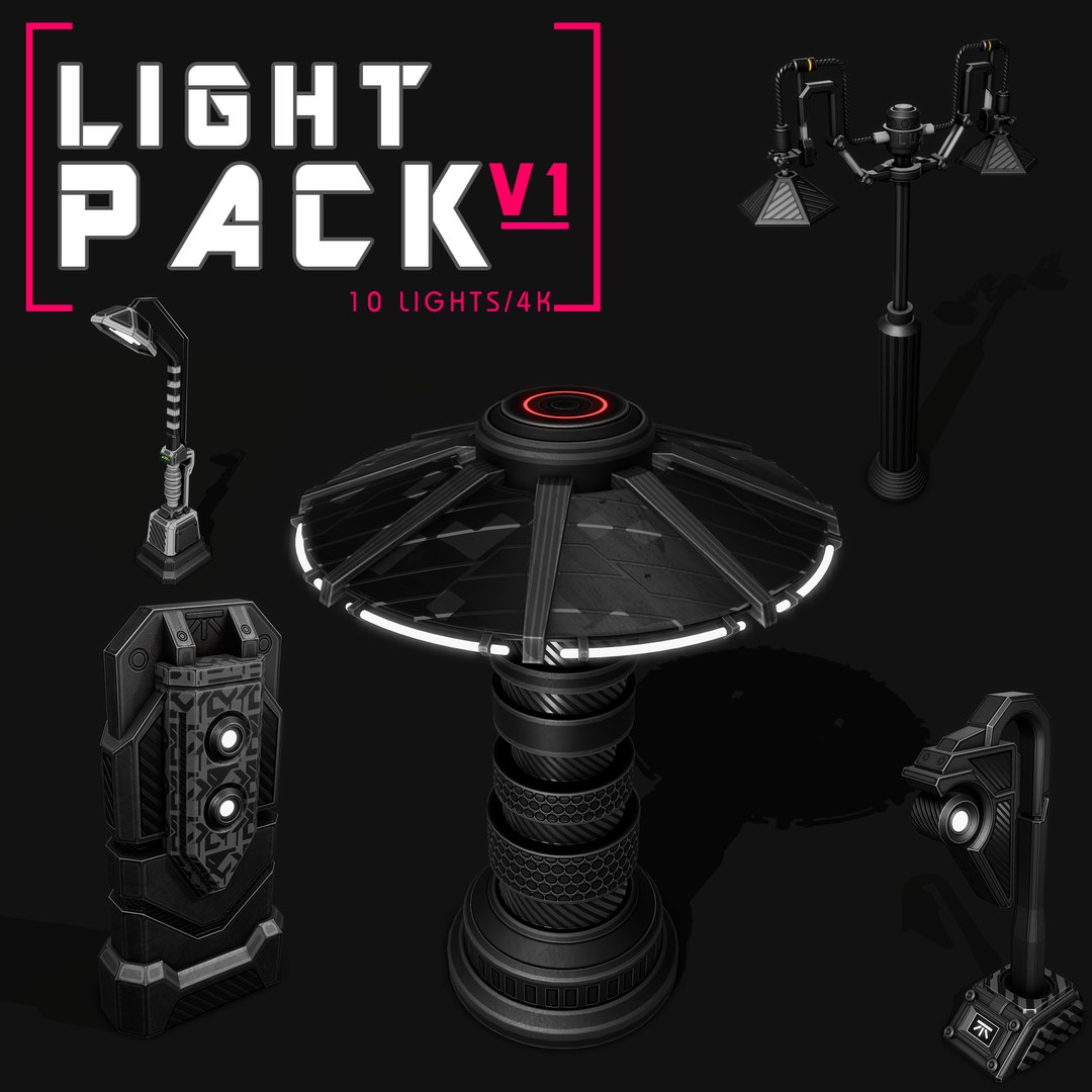 3D LIGHT PACK V1 Model - TurboSquid 2082257