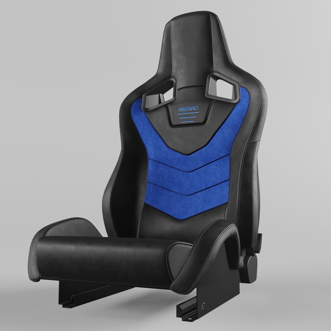 RECARO Sportster GT Blue Seat Model - TurboSquid 1774034