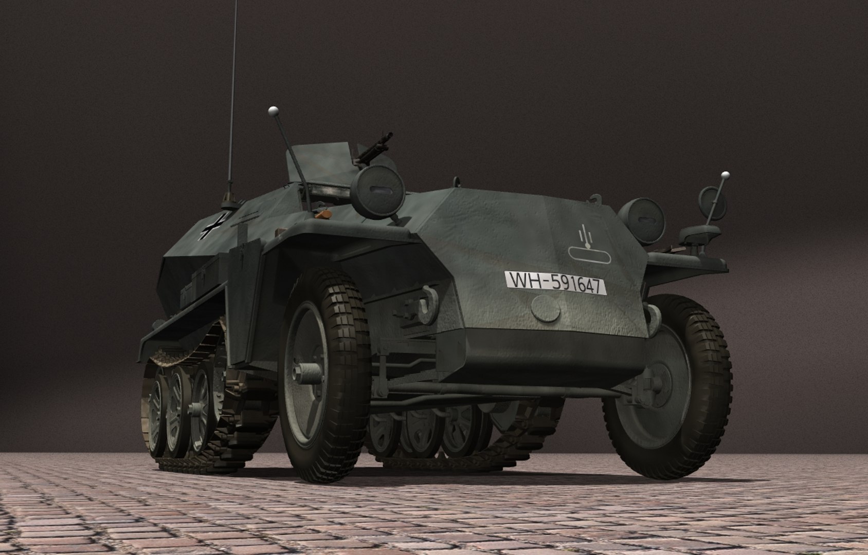 Sdkfz 250 3d 3ds