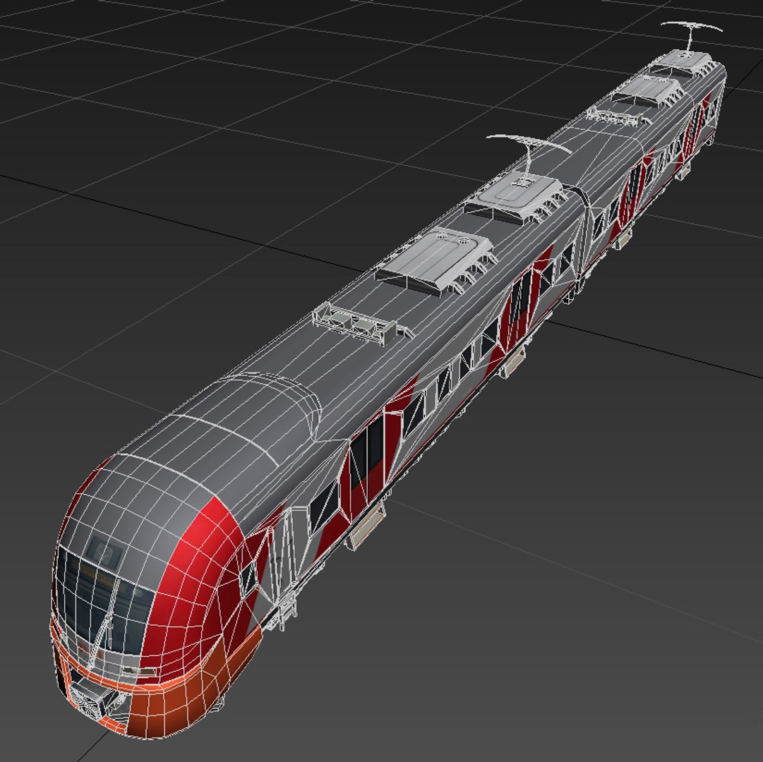 Electric Train 3d Max