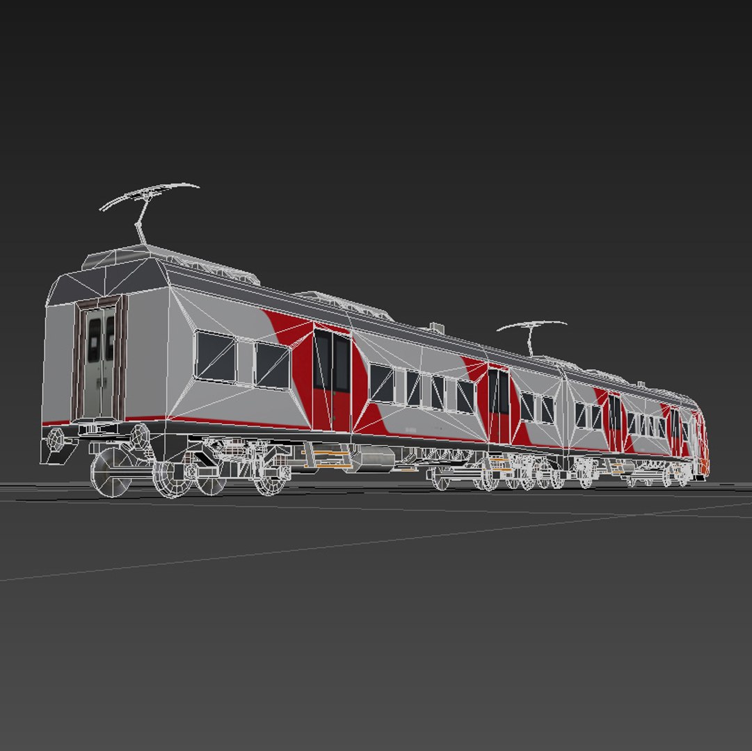 Electric Train 3d Max