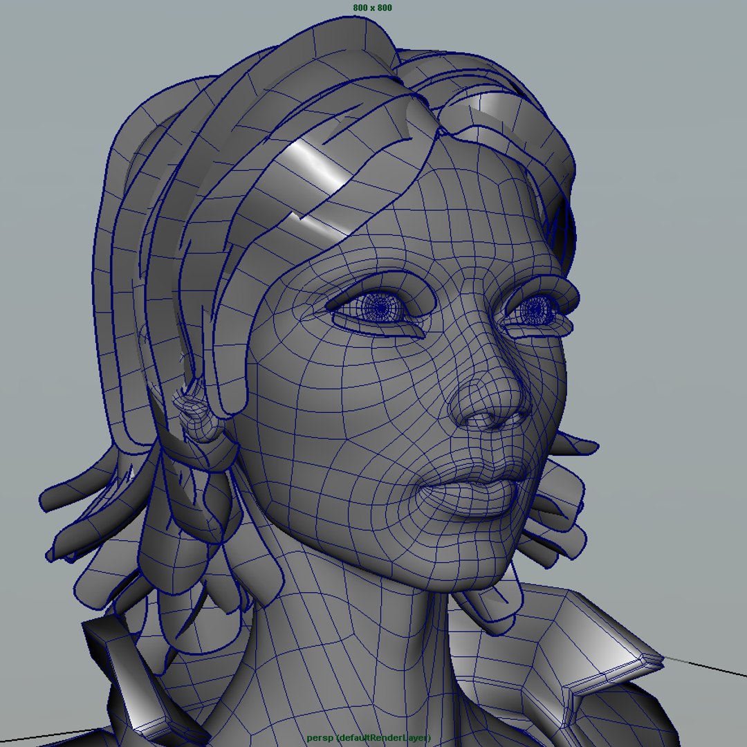 3d Japanese Hacker Girl Render