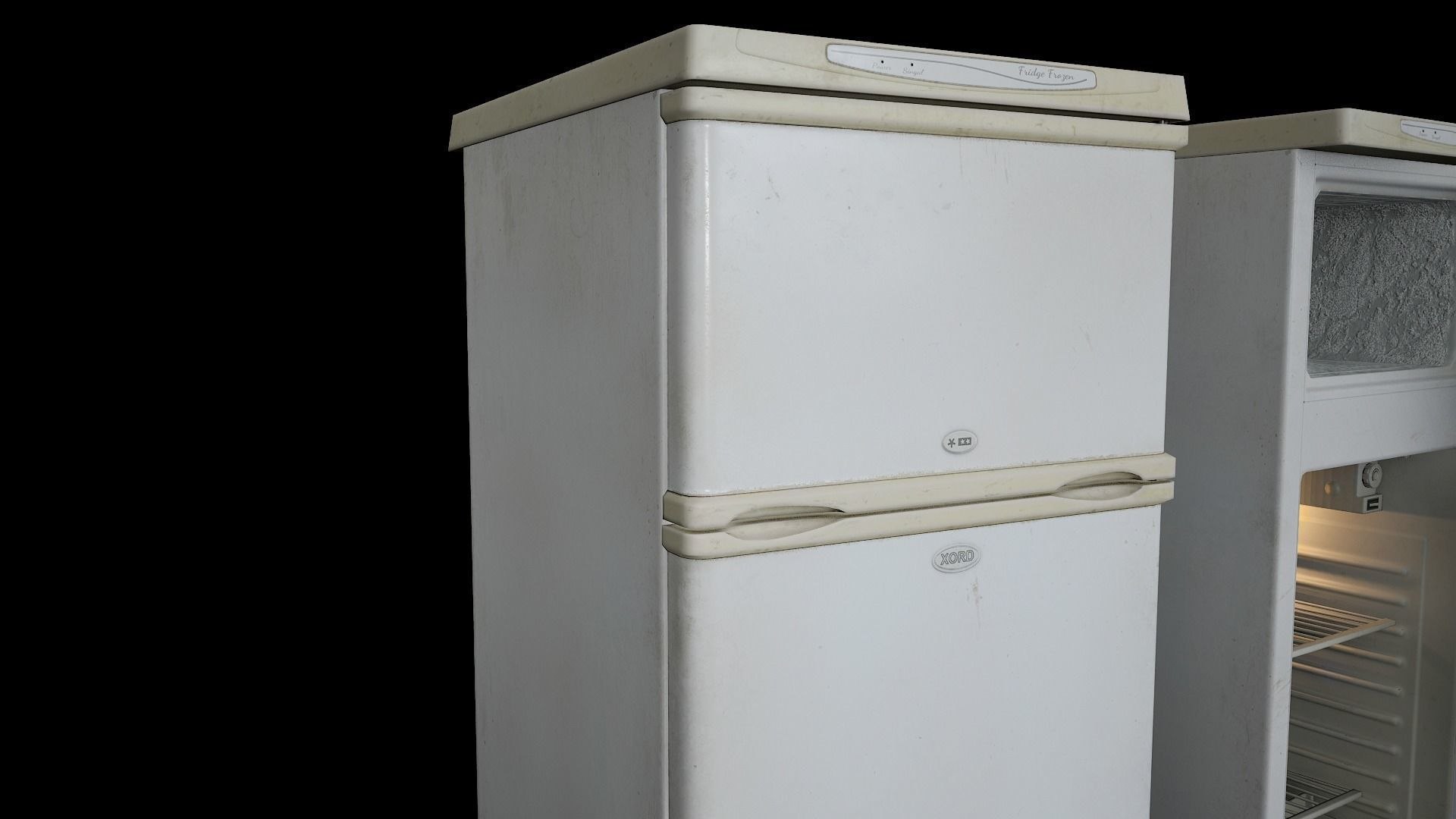 Old Fridge 3D Model - TurboSquid 2004828