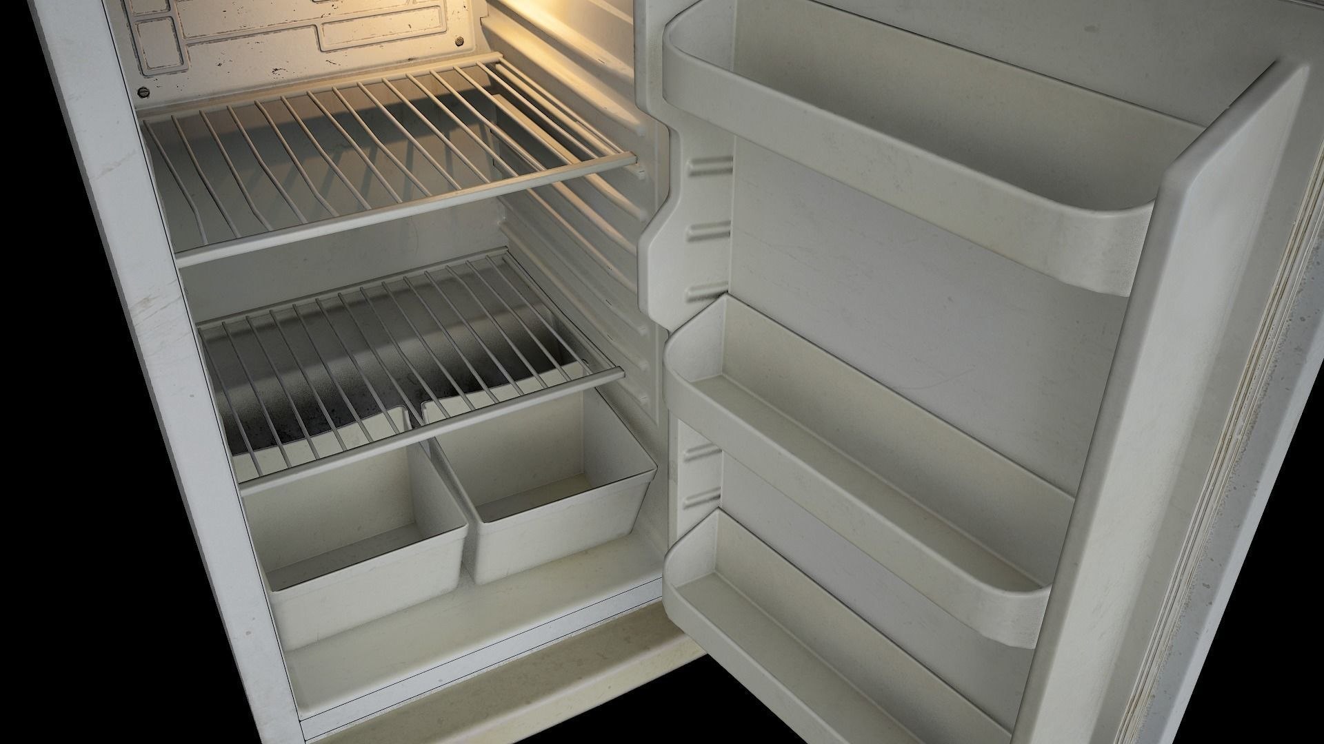 Old Fridge 3D Model - TurboSquid 2004828