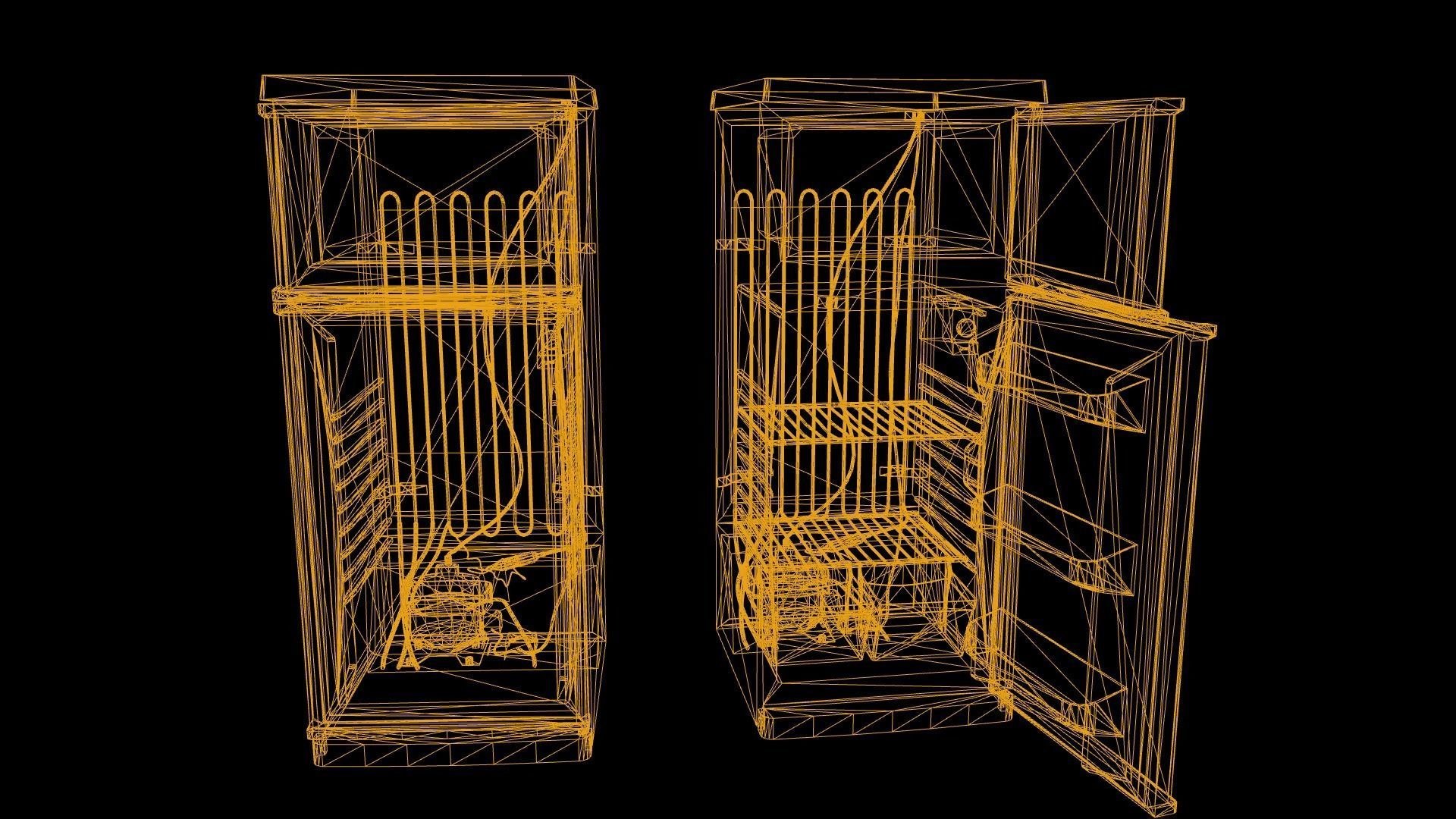 Old Fridge 3D Model - TurboSquid 2004828