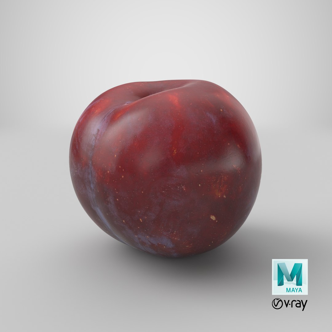 3D plum 03 - TurboSquid 1451898
