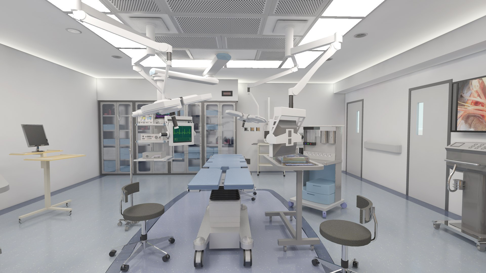 Surgery Room - Complete 3d Model