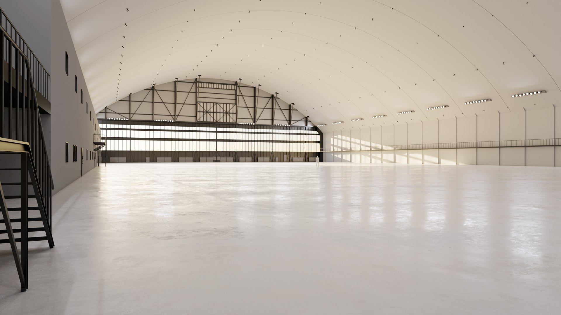 3D Interior Hangar - TurboSquid 1685183