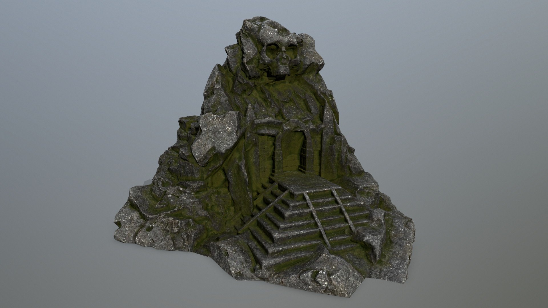 3D Skull Cave Model - TurboSquid 1516198