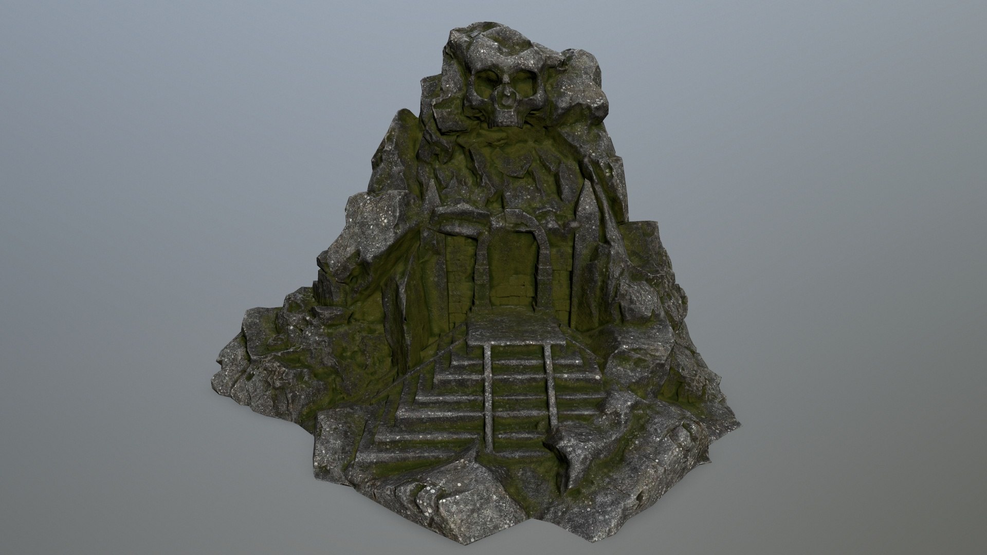 3D Skull Cave Model - TurboSquid 1516198