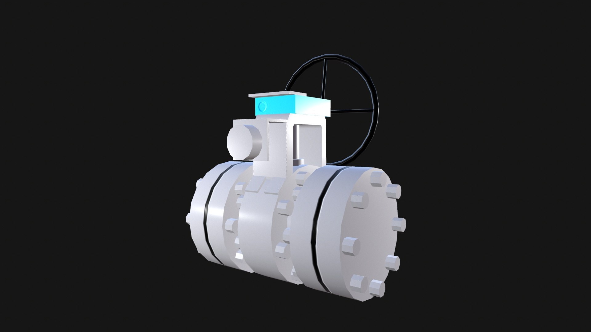 Gate Valve 3D Model - TurboSquid 2324127