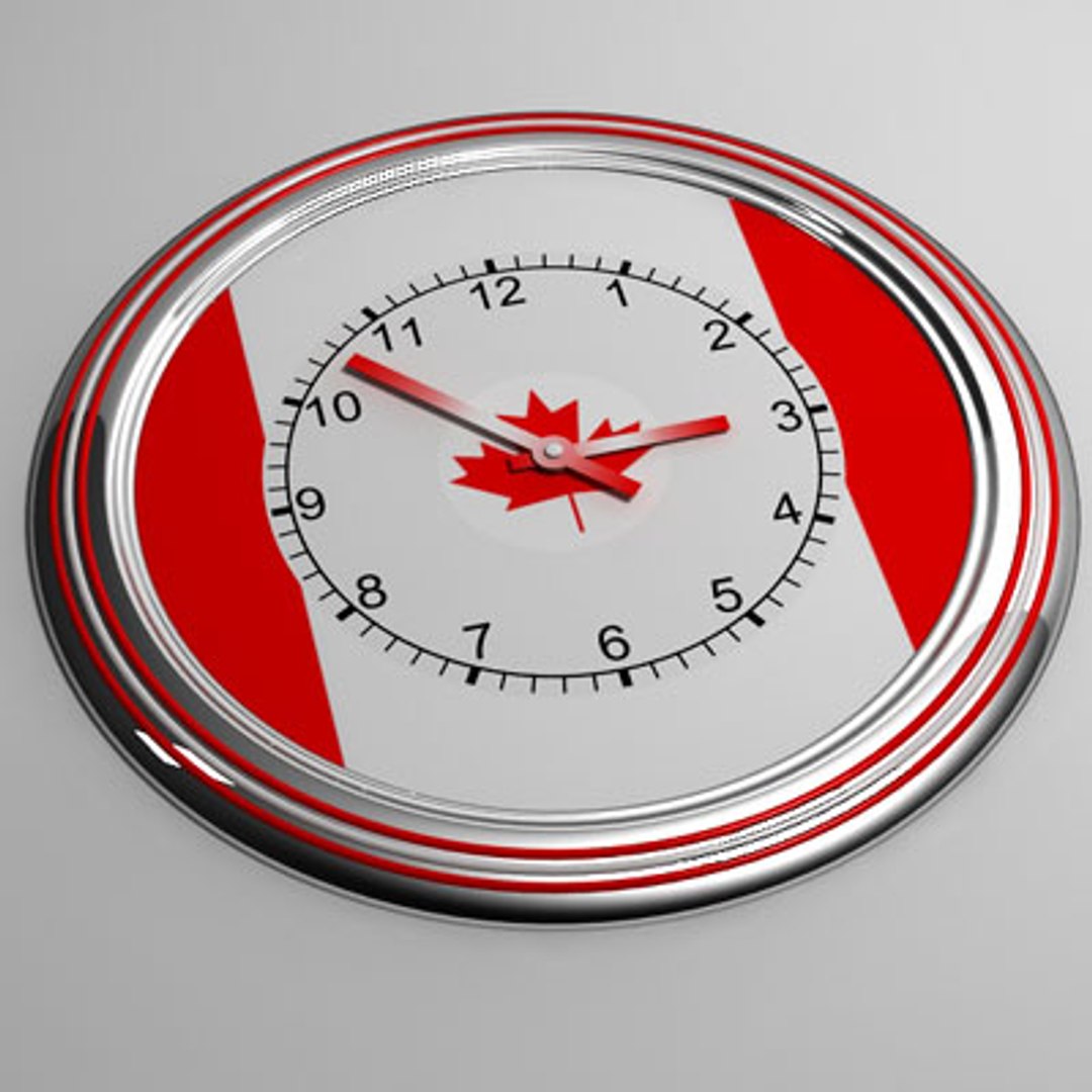 Clock 15 Canada 3d Max