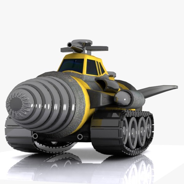 armoured drill vehicle 3d 3ds