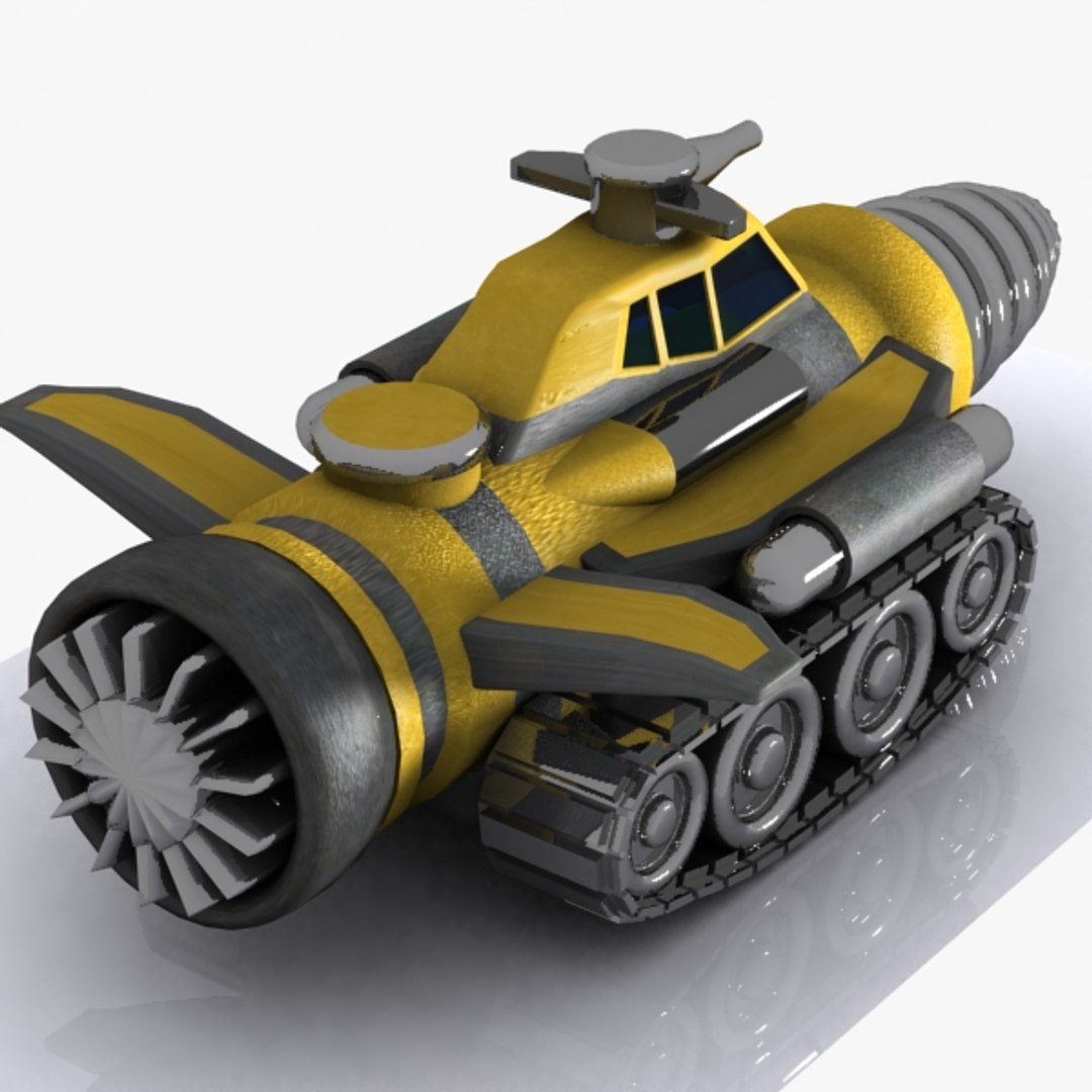 Armoured Drill Vehicle 3d 3ds
