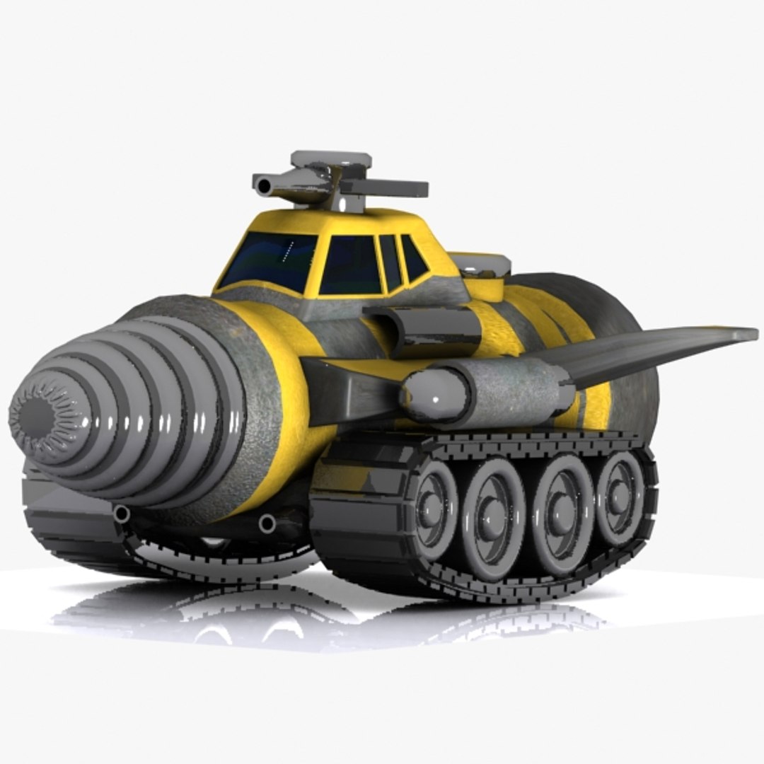 Armoured Drill Vehicle 3d 3ds