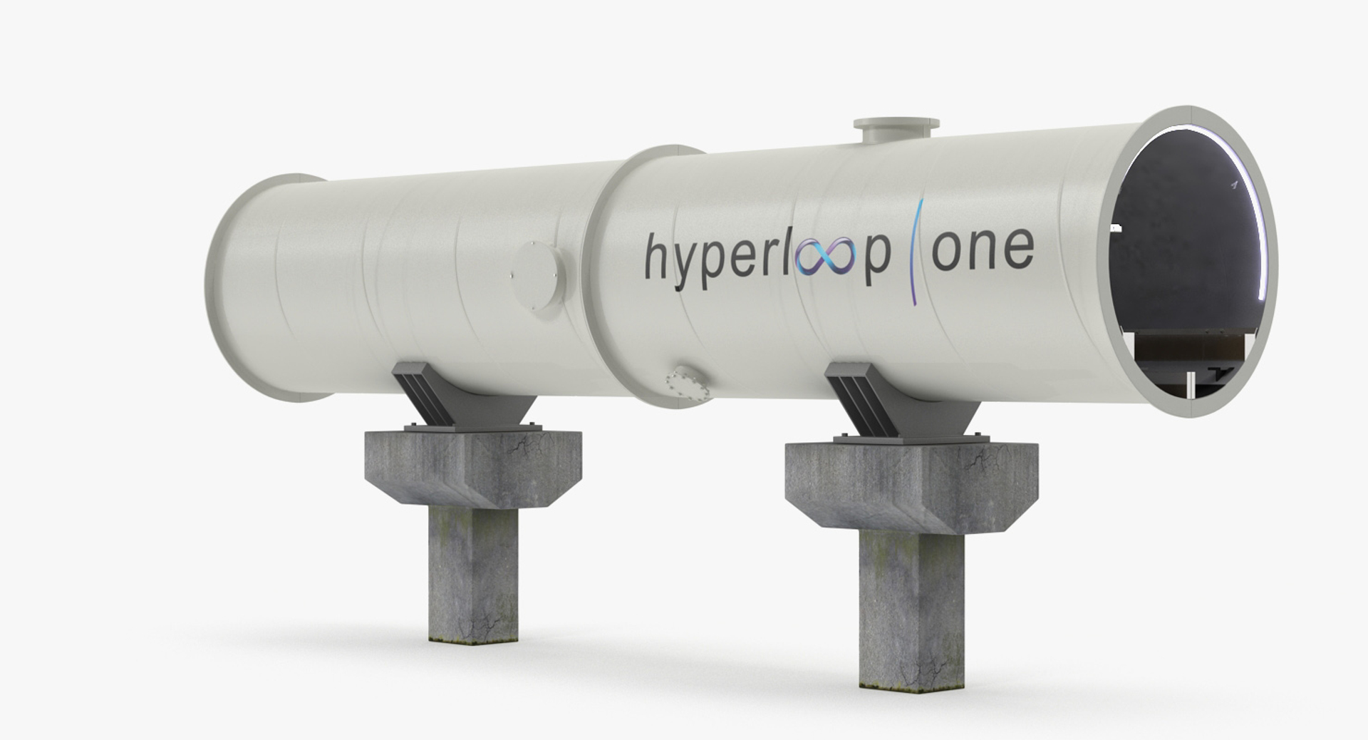 3D Hyperloop Tube - TurboSquid 1290349
