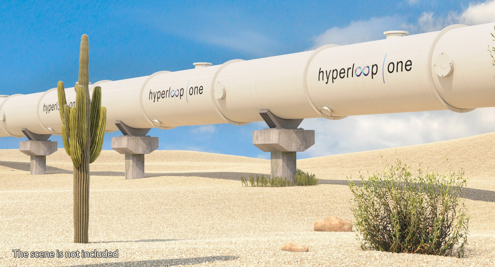 3D Hyperloop Tube - TurboSquid 1290349