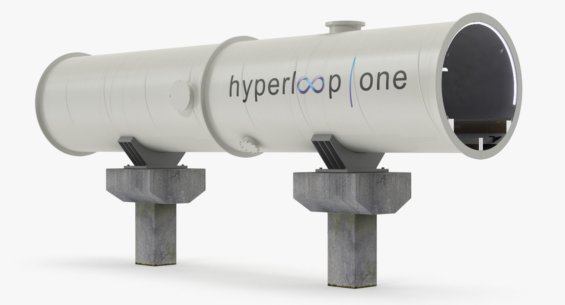 3D hyperloop tube - TurboSquid 1290349