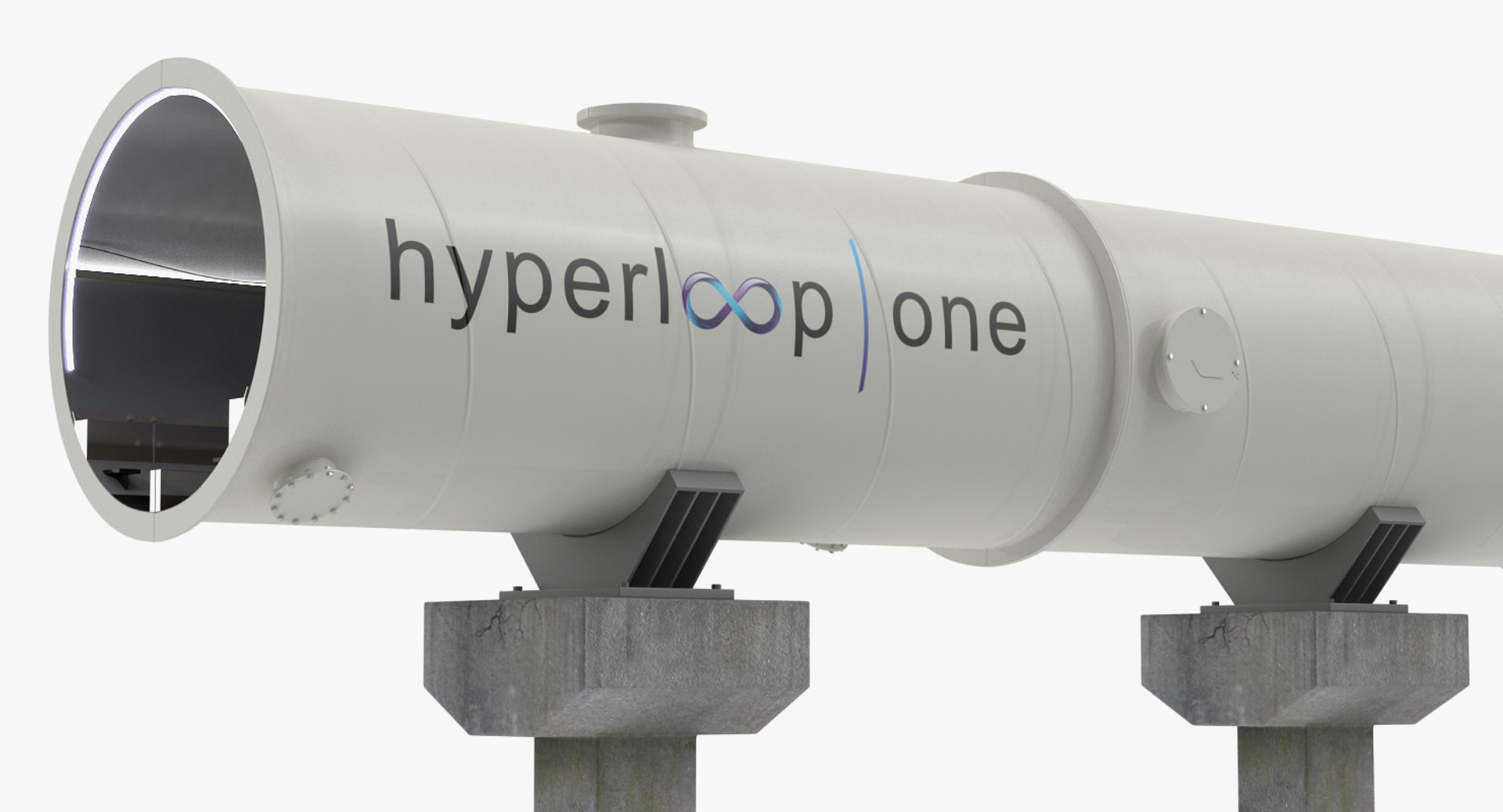 3D Hyperloop Tube - TurboSquid 1290349