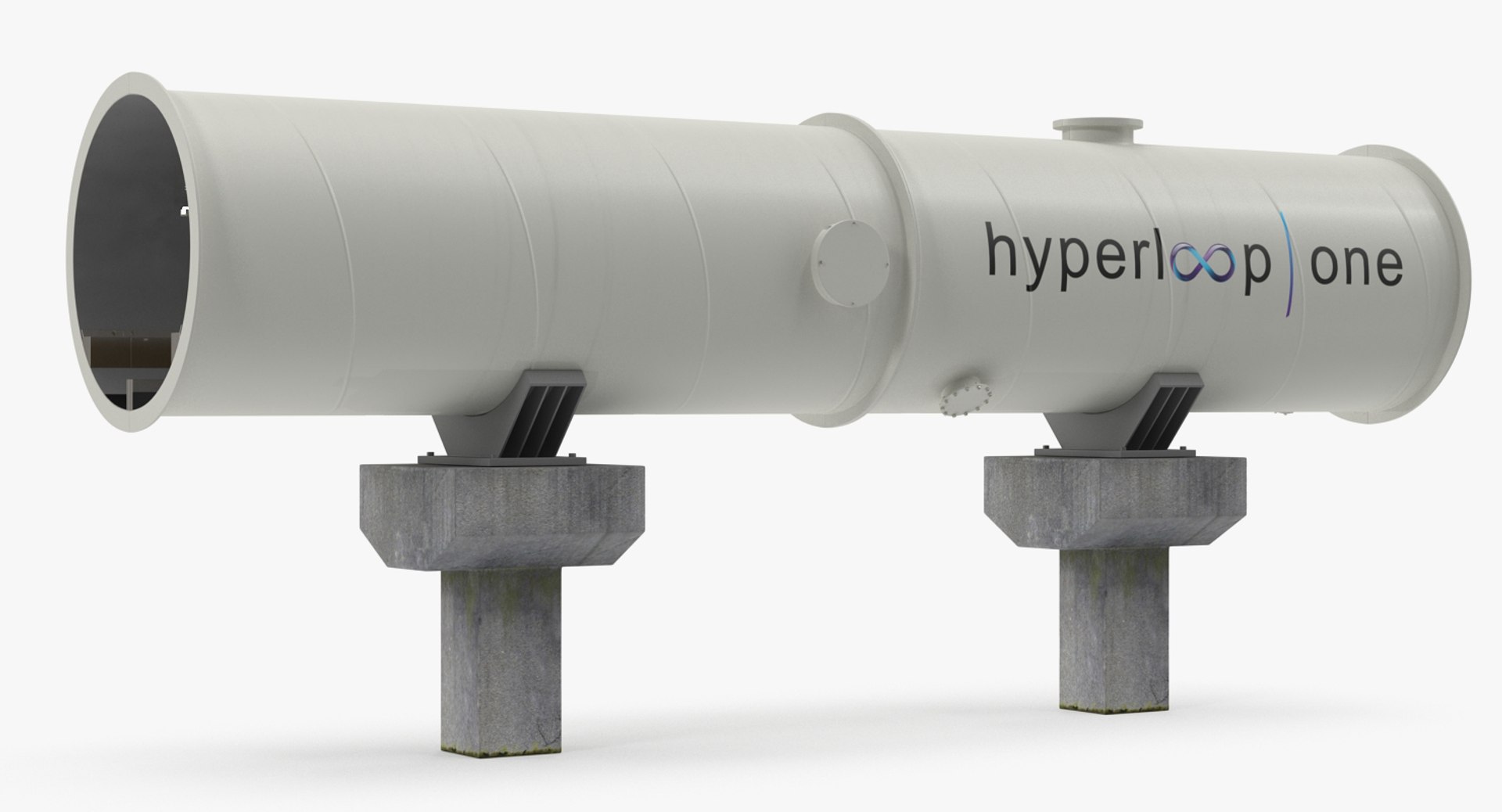 3D Hyperloop Tube - TurboSquid 1290349
